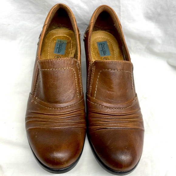 derxlite | Shoes | Drexlite Leather Classic Stretch Side Loafers Ladies ...